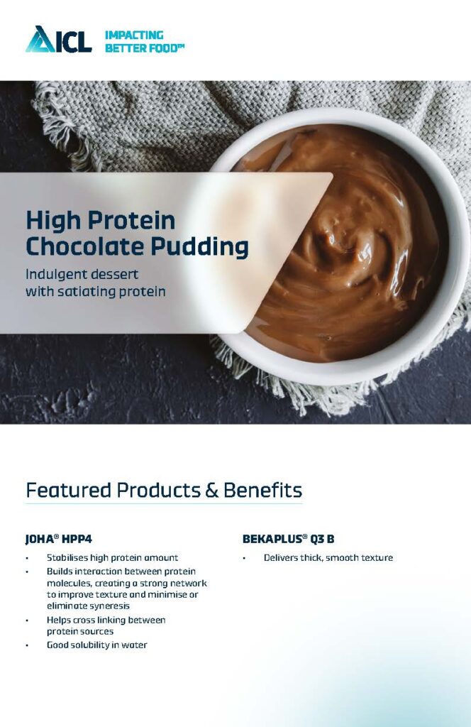 High Protein Chocolate Pudding | ICL